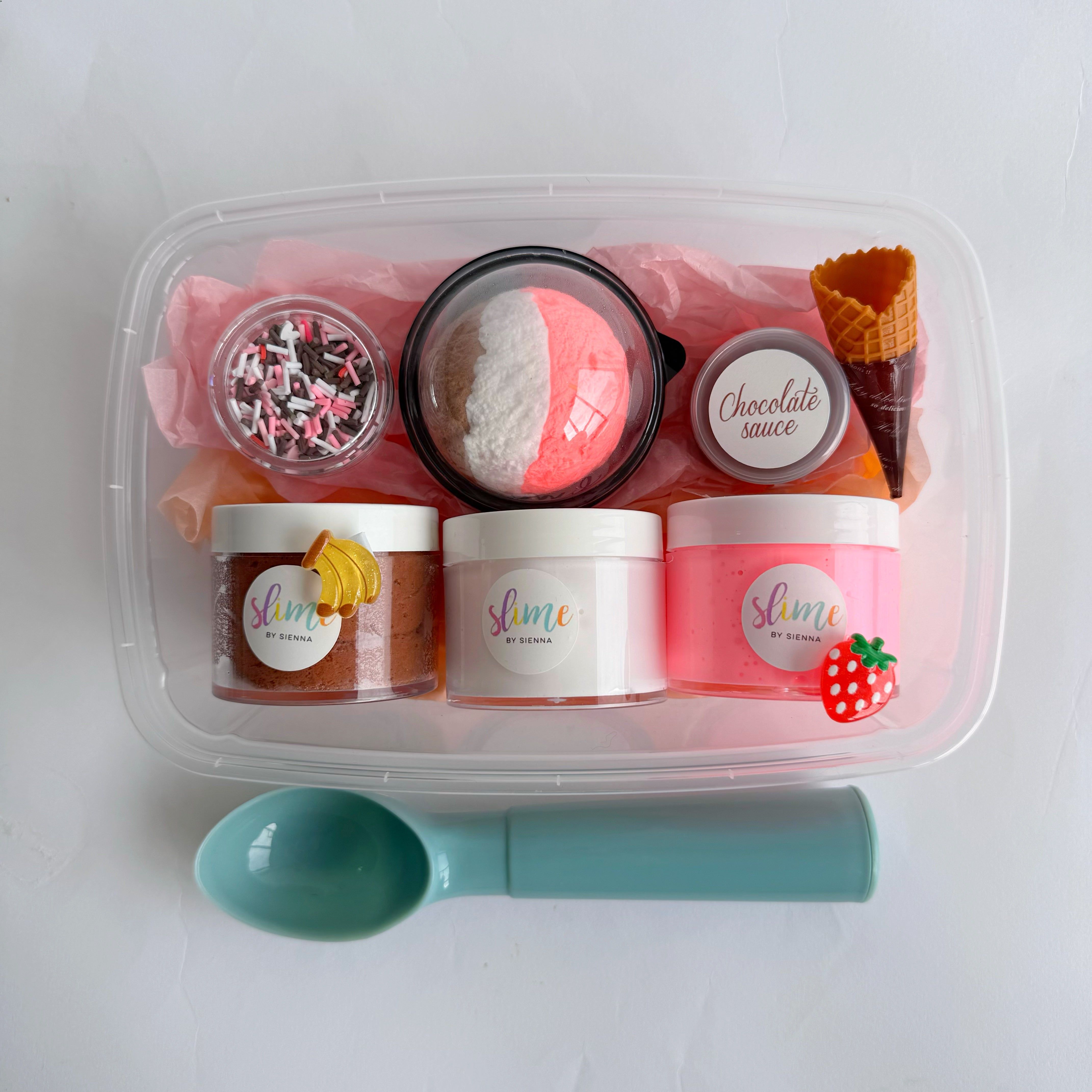 Neapolitan Ice Cream – Slime By Sienna